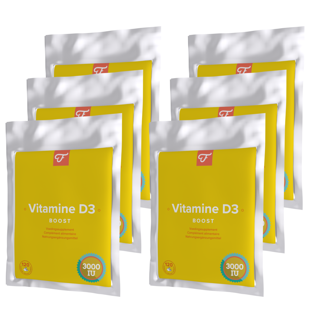 6x Vitamine D3 Boost, 3000 IU - Foodie